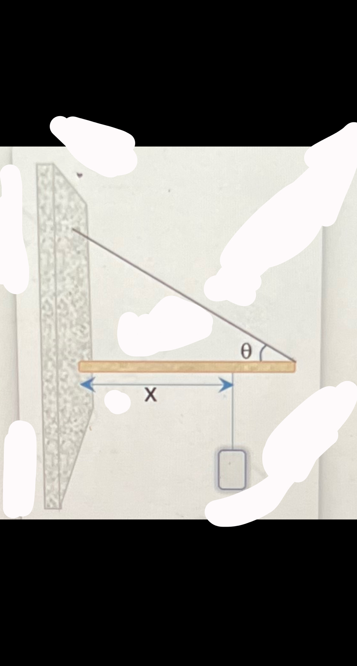 Solved An object weighing 220 N is supported by a uniform | Chegg.com