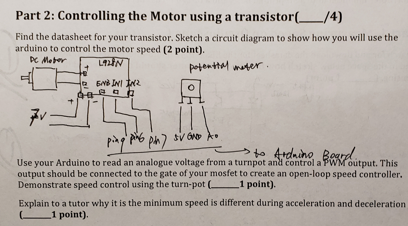 Dc Motor Control Arduino Transistor - Infoupdate.org