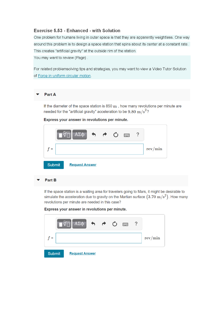 Solved Exercise 5.53 - Enhanced - with Solution One problem | Chegg.com