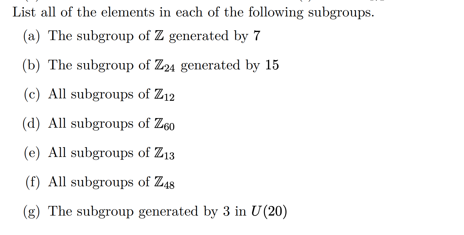 Solved Write out Cayley tables for groups formed by the | Chegg.com