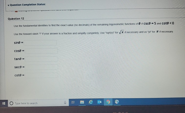 Solved Question Completion Status: Question 12 Use the | Chegg.com