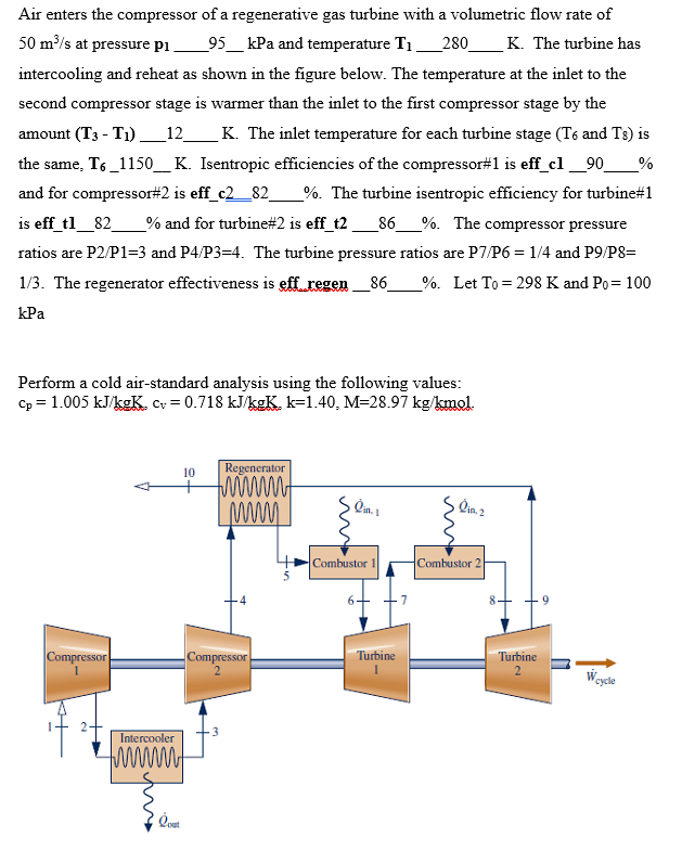 Solved Show states on a T-S diagram Determine the | Chegg.com