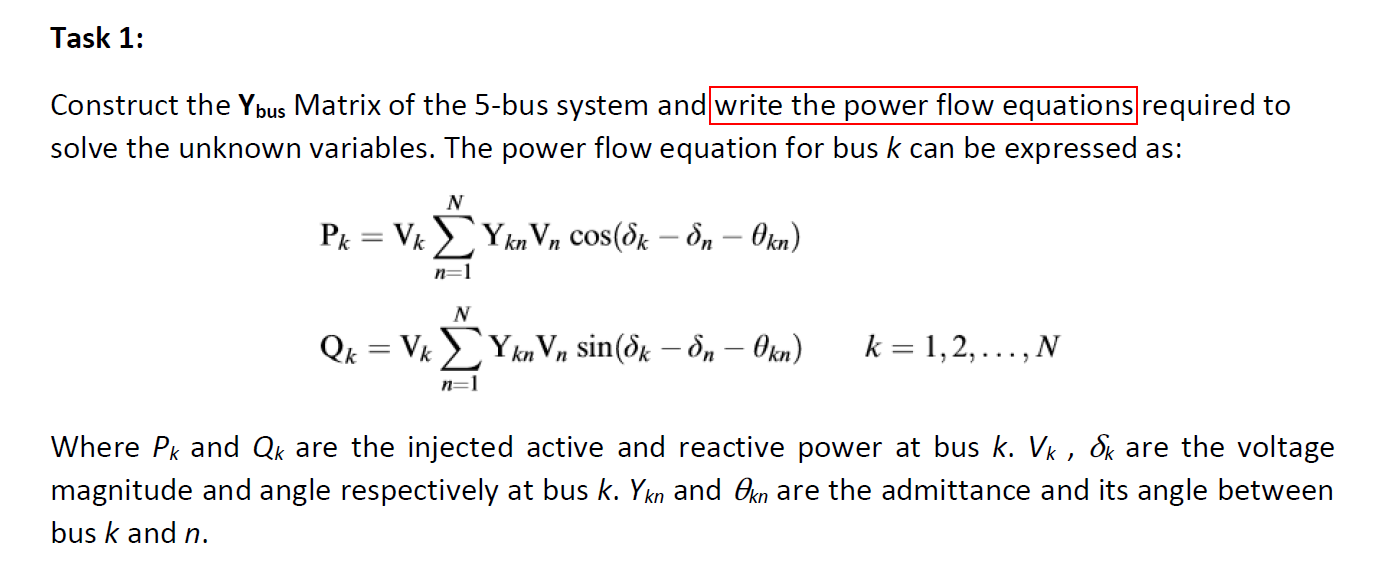 Solved The single-line diagram of a five-bus power system is | Chegg.com
