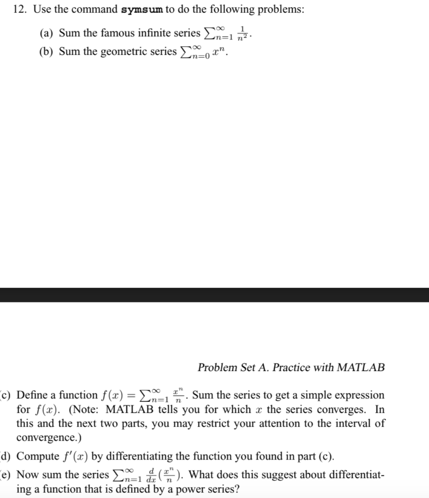 Solved I AM LOOKING FOR THIS TO BE DONE IN MATLAB MATLAB | Chegg.com