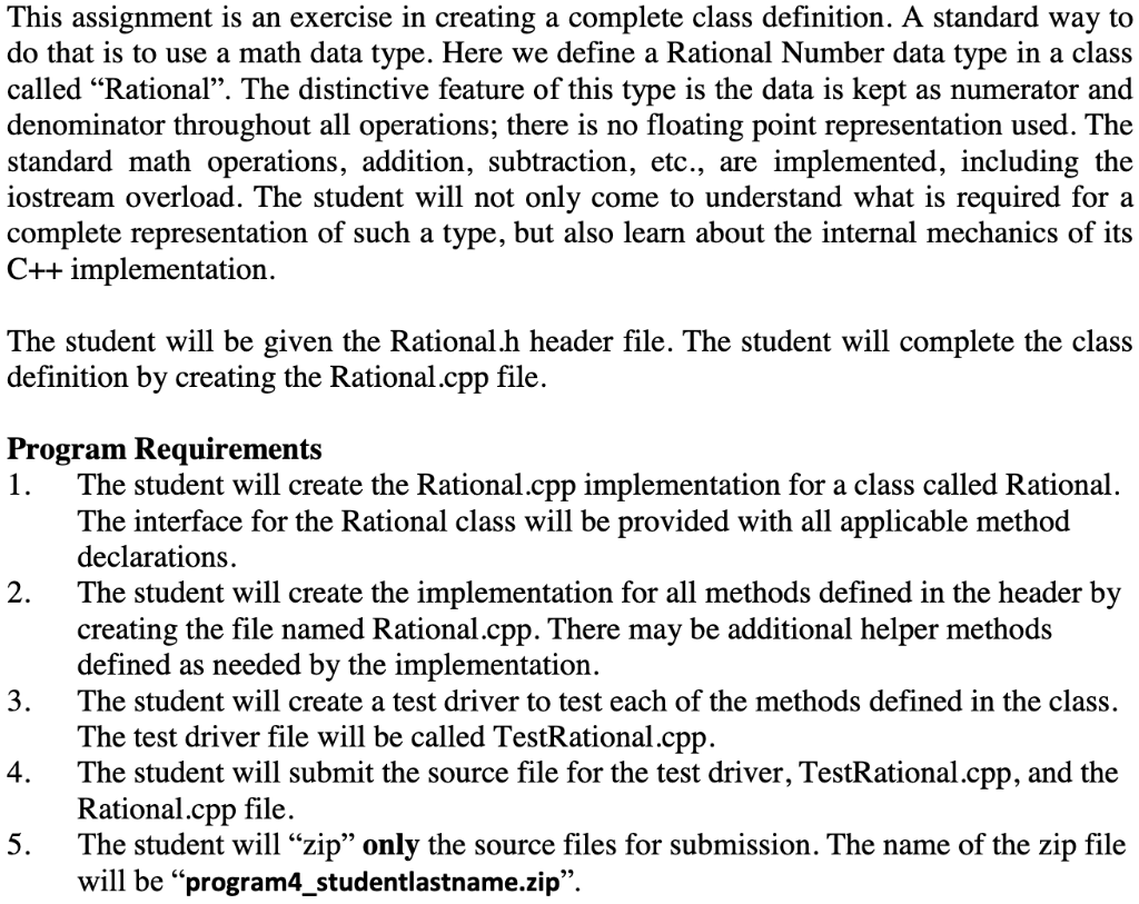 Solved This assignment is an exercise in creating a complete | Chegg.com