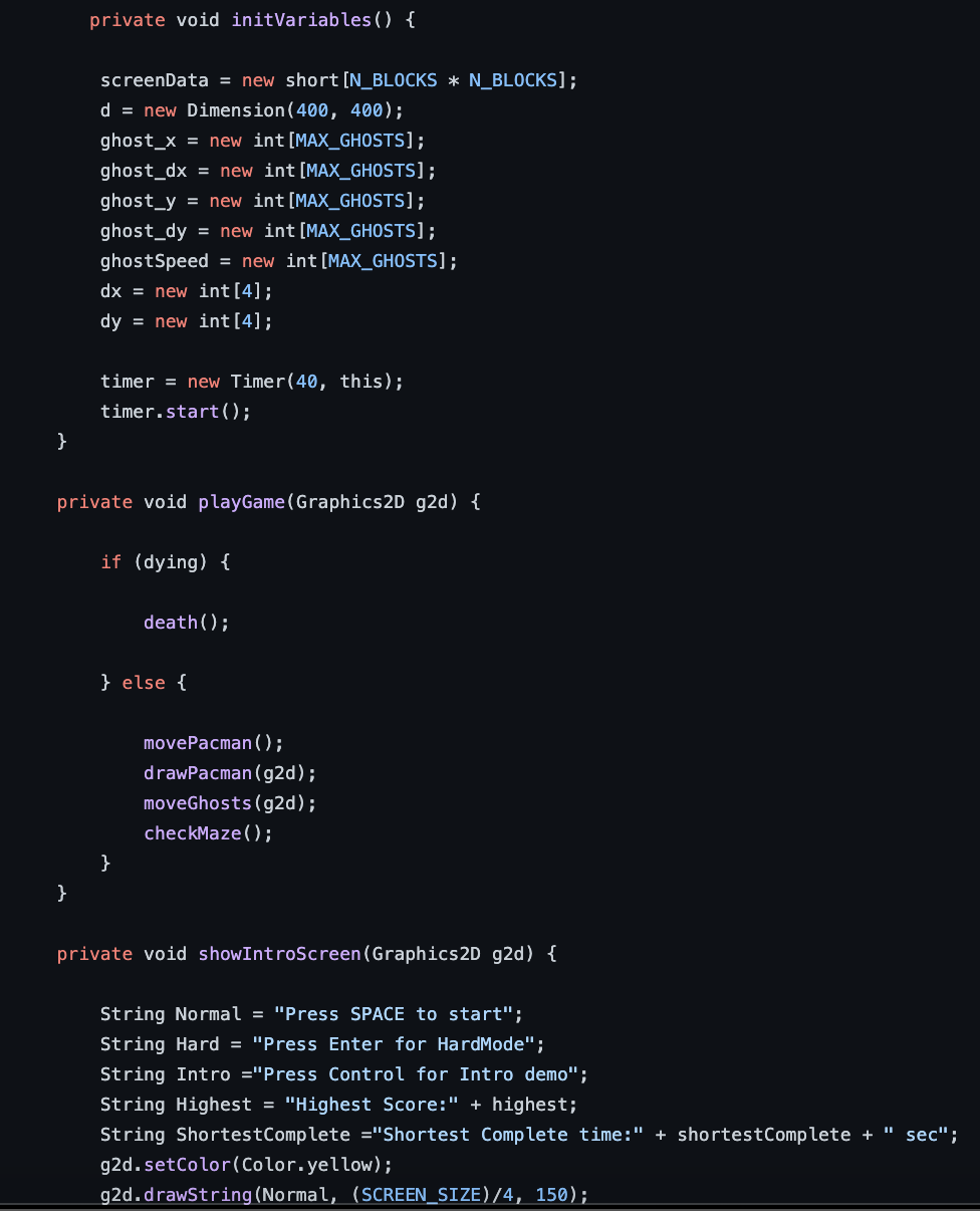 Solved package pacman; import javax.swing.*; import | Chegg.com