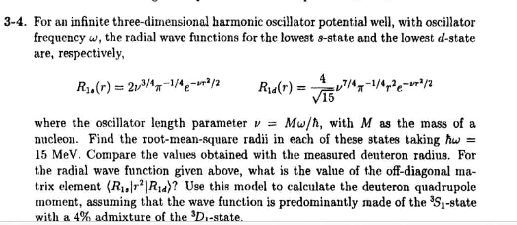 Solved 4. For an infinite three-dimensional harmonic | Chegg.com