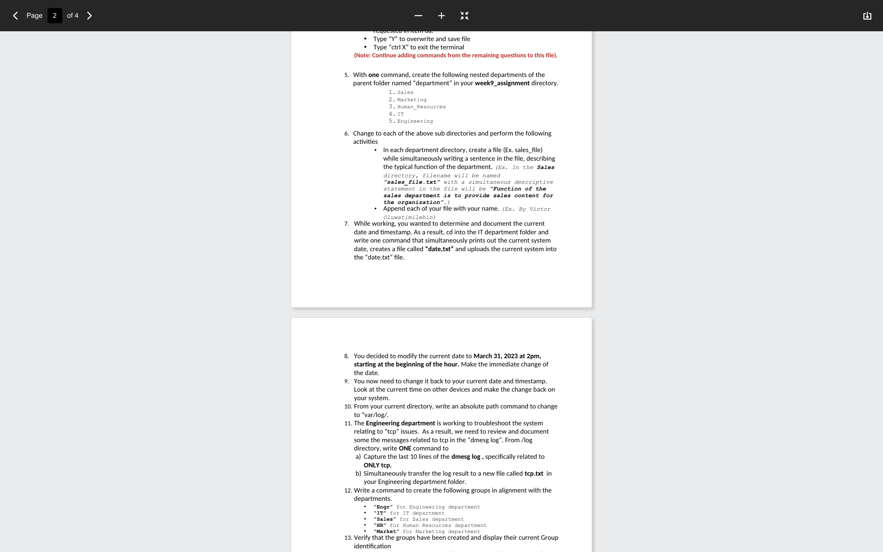 Solved - Type " Y " to overwrite and save file - Type "ctrl | Chegg.com