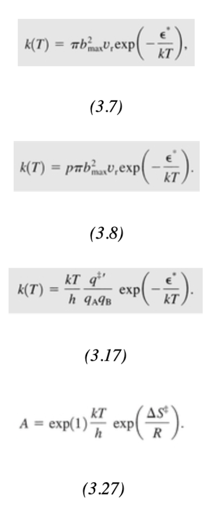 Solved In the Arrhenius equation k(t)= ﻿A e(-Ea/kT), ﻿the | Chegg.com