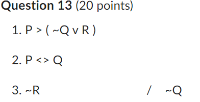 tilde symbol, or negation . = dot symbol, | Chegg.com