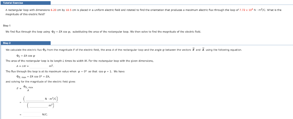 Solved Tutorial Exercise A rectangular loop with dimensions | Chegg.com