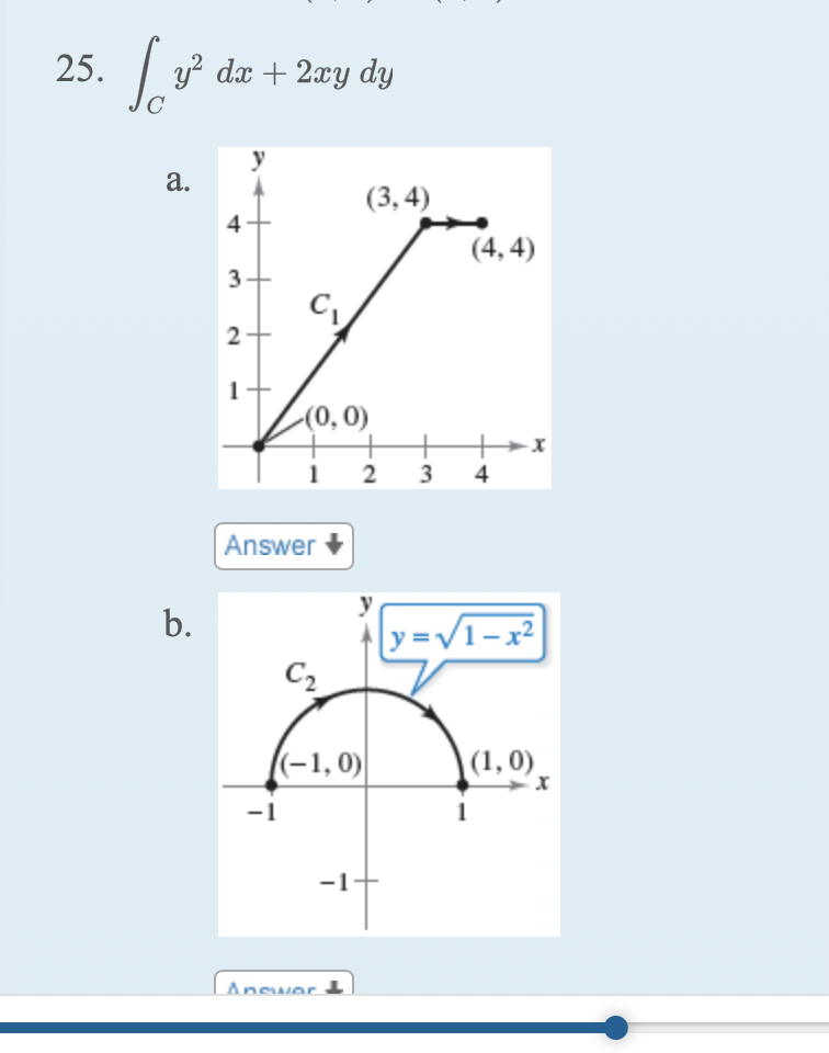 Solved Evaluating a Line Integral In Exercises 23, 24, 25, | Chegg.com Solved Evaluating a Line Integral In Exercises 23, 24, 25, | Chegg.com