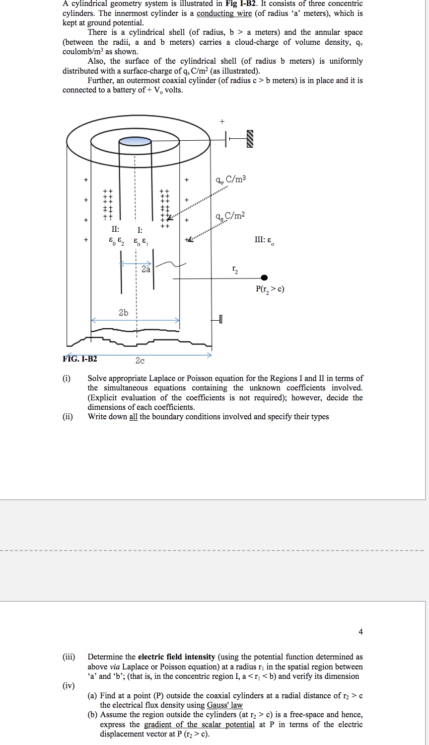 A cylindrical geometry system is illustrated in Fig | Chegg.com