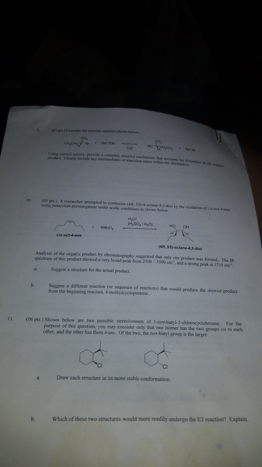 Solved c07 pes) Conider the reaction equation shown below CH | Chegg.com