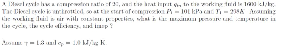 Solved JUST GET THE IMEP AND THE CYCLE EFFICIENCY IF YOU | Chegg.com