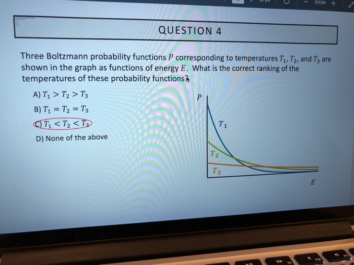 Solved Can you please explain the Boltzmann probability | Chegg.com