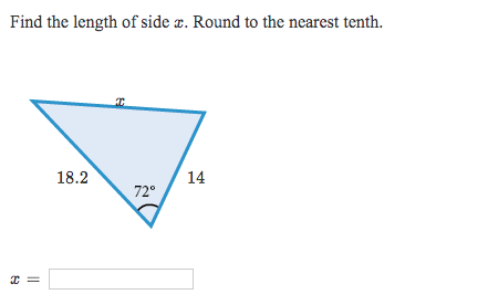 Solved c) are angle-side opposite pairs. Round Find the area | Chegg.com