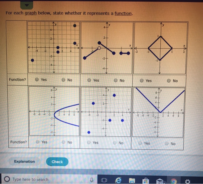 Solved For Each Graph Below State Whether It Represents A 