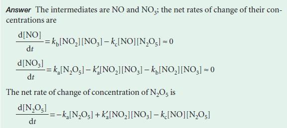 Solved Example 22.7 Using the steady-state approximation | Chegg.com