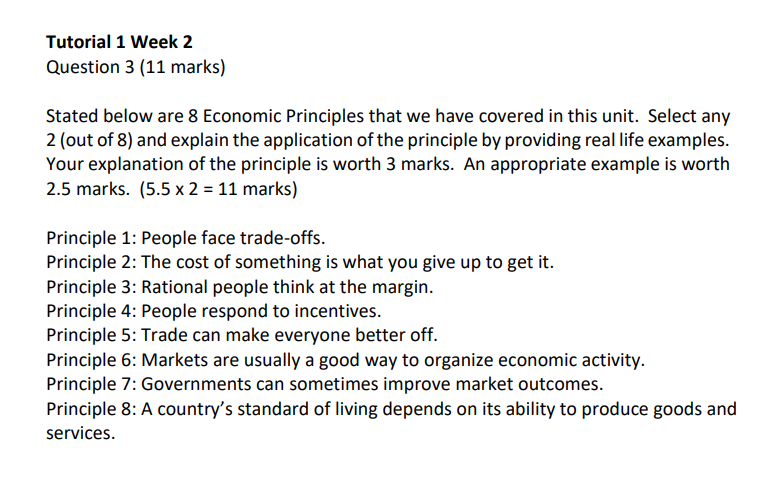 Solved Tutorial 1 Week 2 Question 3 (11 marks) Stated below | Chegg.com