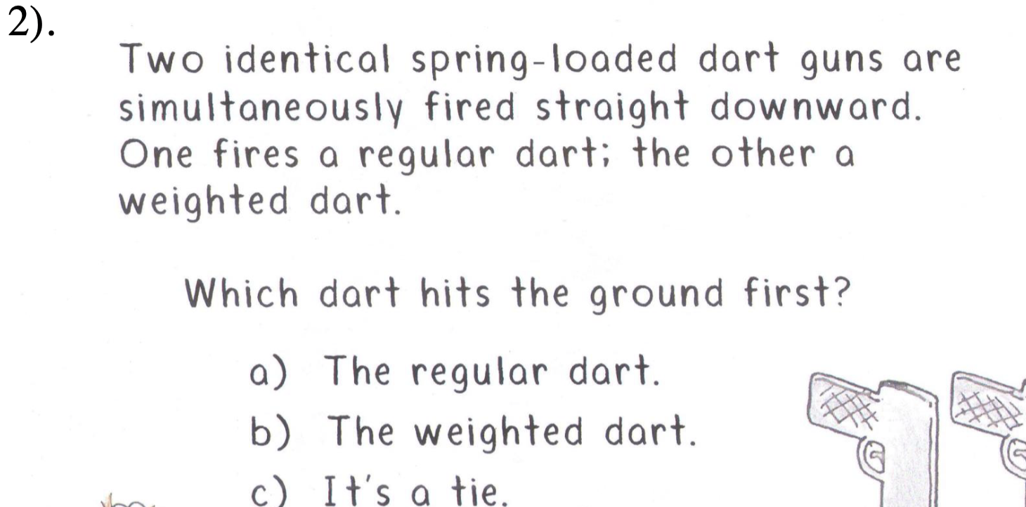 Solved Two identical spring-loaded dart guns are | Chegg.com