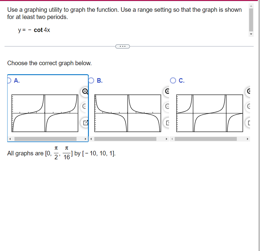 Solved Use a graphing utility to graph the function. Use a | Chegg.com