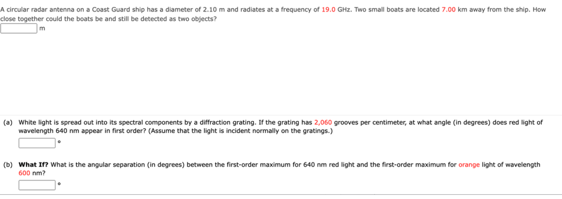 Solved m (a) White light is spread out into its spectral | Chegg.com