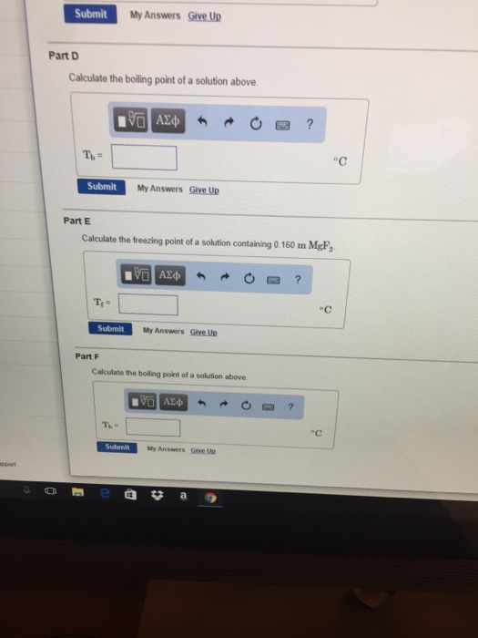 Solved Exercise 12.88 Calculate the freezing point and | Chegg.com