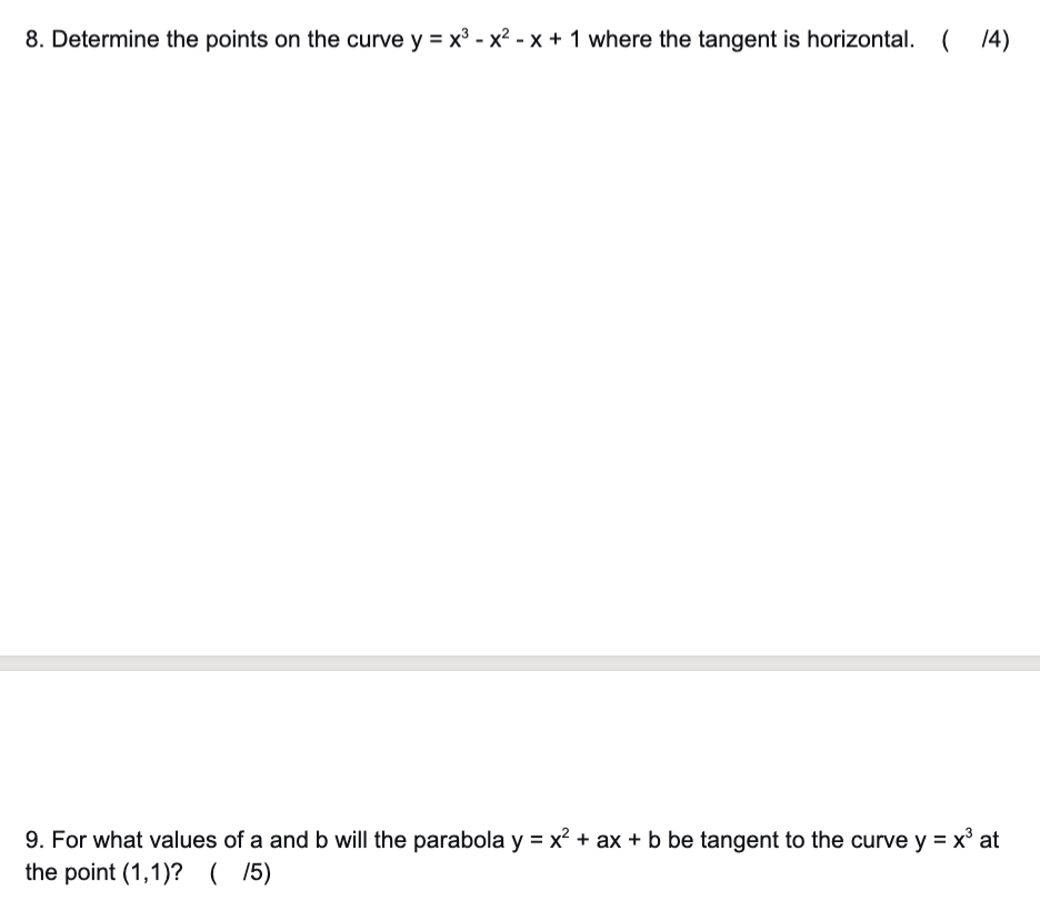 solved-8-determine-the-points-on-the-curve-y-x3-x2-x-1-chegg