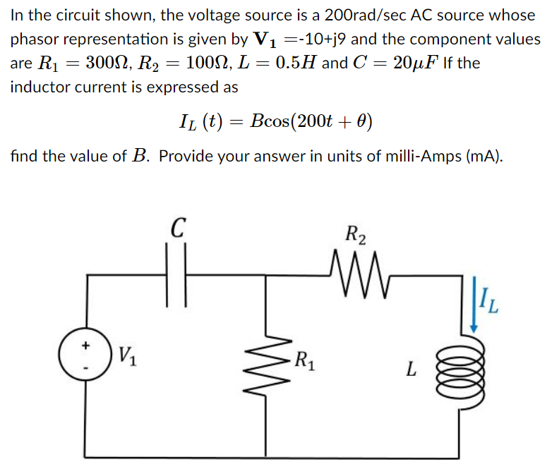 Solved - - = In the circuit shown, the voltage source is a | Chegg.com