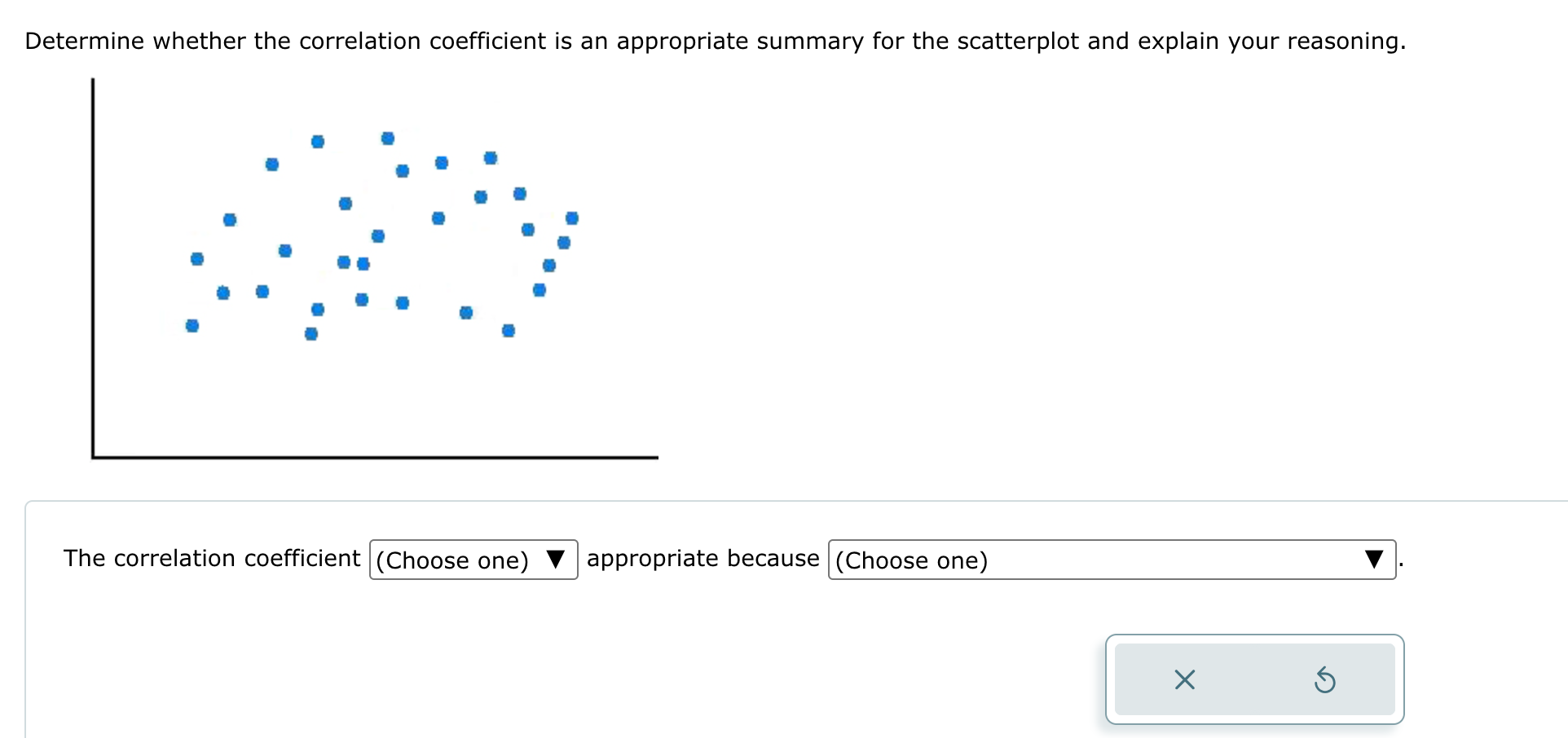 Solved Determine whether the correlation coefficient is an | Chegg.com