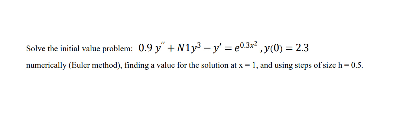 Solved Solve the initial value problem: | Chegg.com