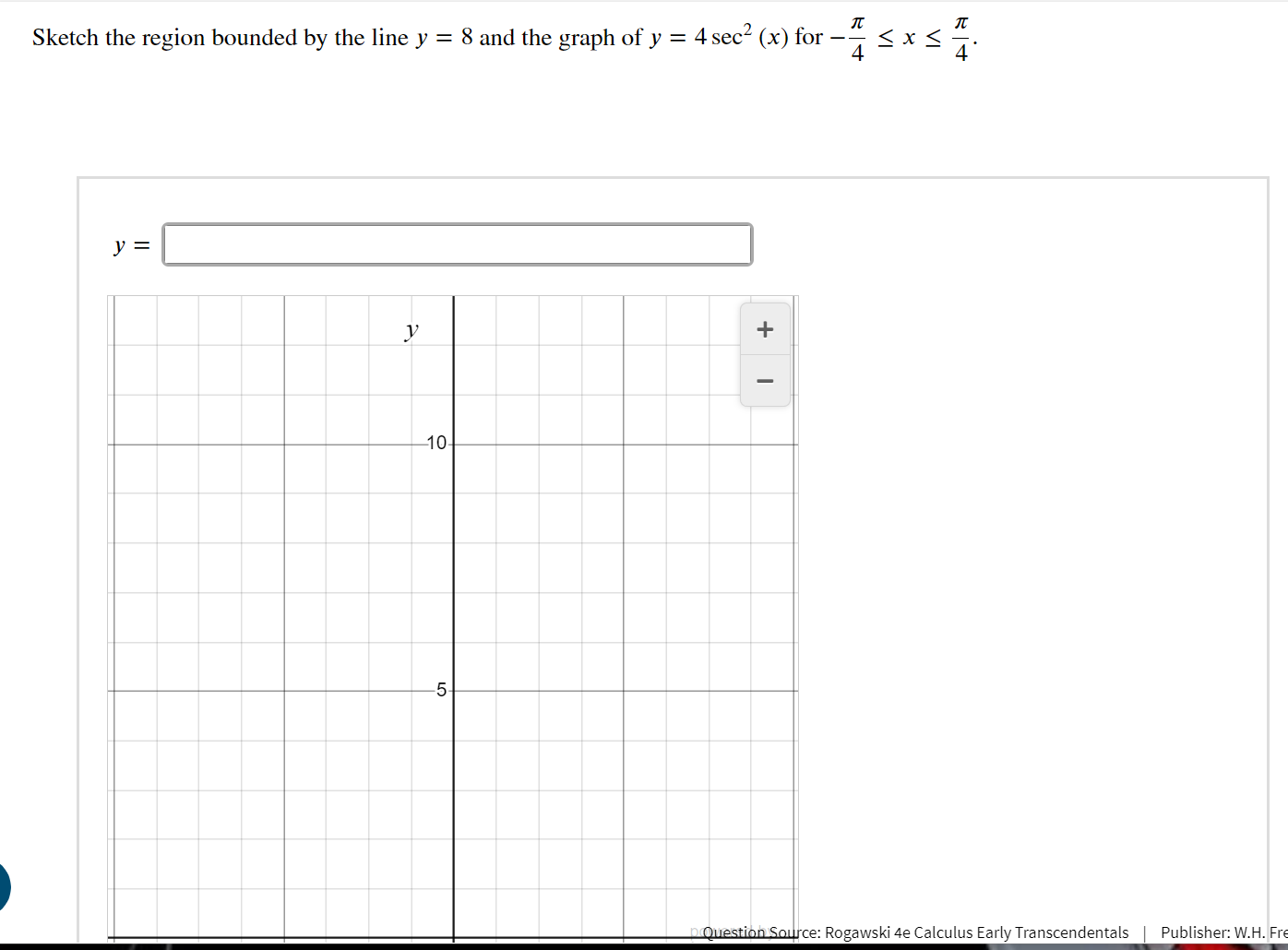 Solved Sketch the region bounded by ﻿the line y=8 ﻿and the | Chegg.com