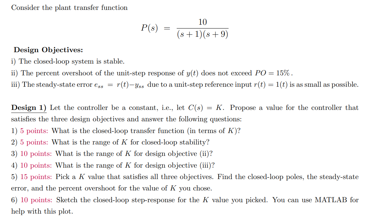Solved Submit only hand-sketched plots. Look at the MATLAB | Chegg.com