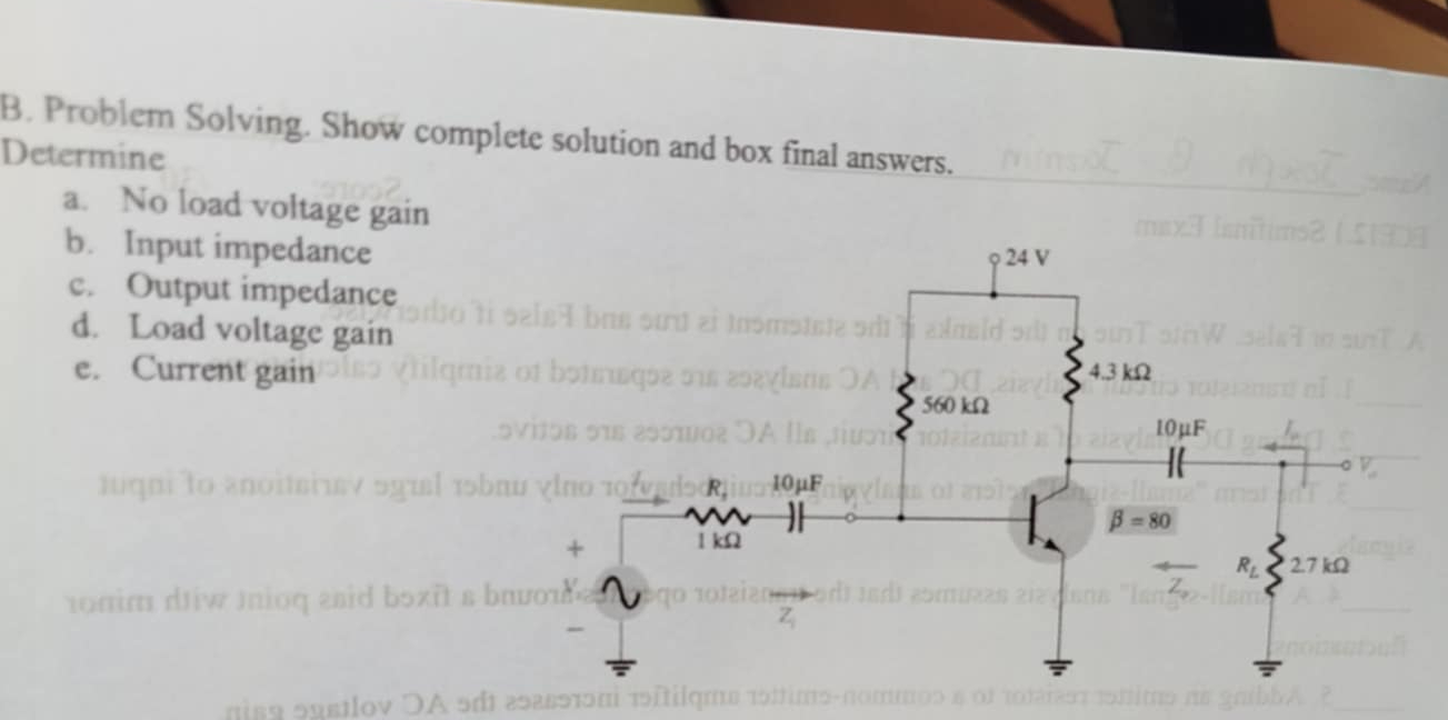 Solved Problem Solving. Show complete solution and box final | Chegg.com