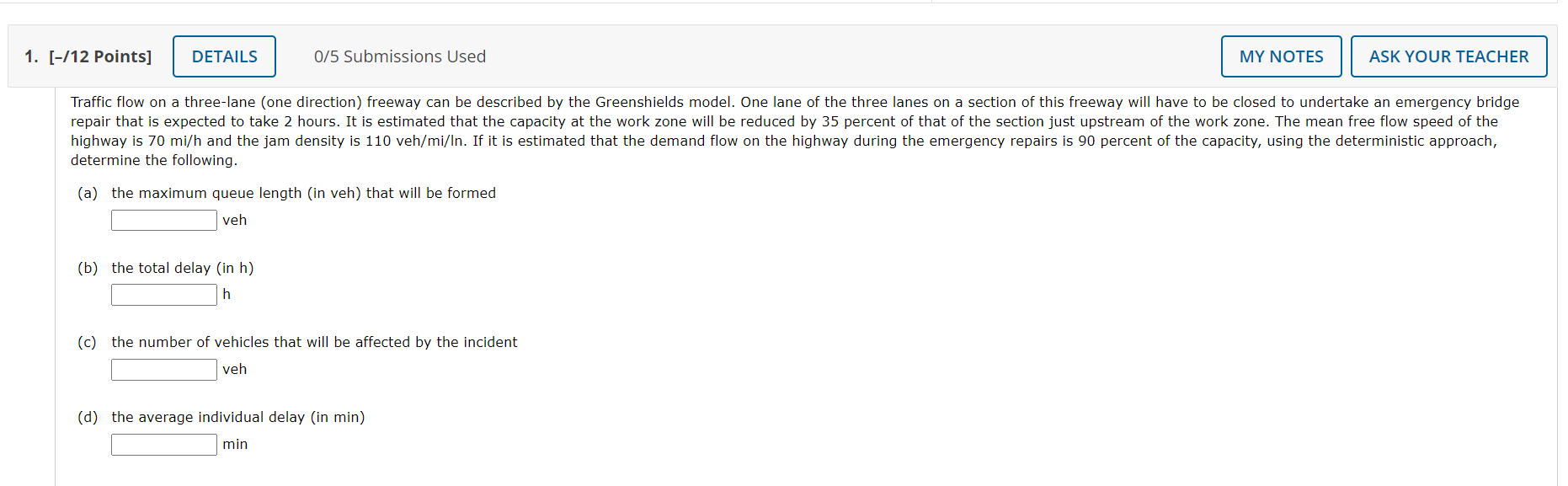 Solved determine the following. (a) the maximum queue length | Chegg.com
