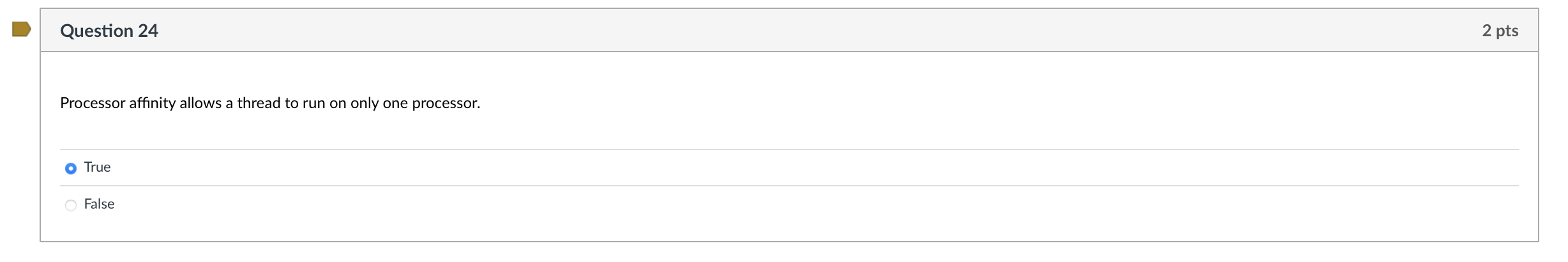 Solved Question 22 2 pts dispatch latency is the time that | Chegg.com