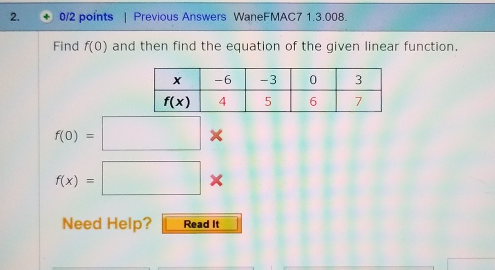 Solved 2. 0/2 points | Previous Answers WaneFMAC7 1.3.008. | Chegg.com Solved 2. 0/2 points | Previous Answers WaneFMAC7 1.3.008. | Chegg.com
