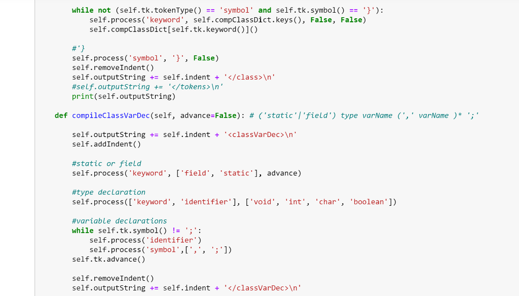 Solved ]: import os import sys class JackTokenizer: def | Chegg.com