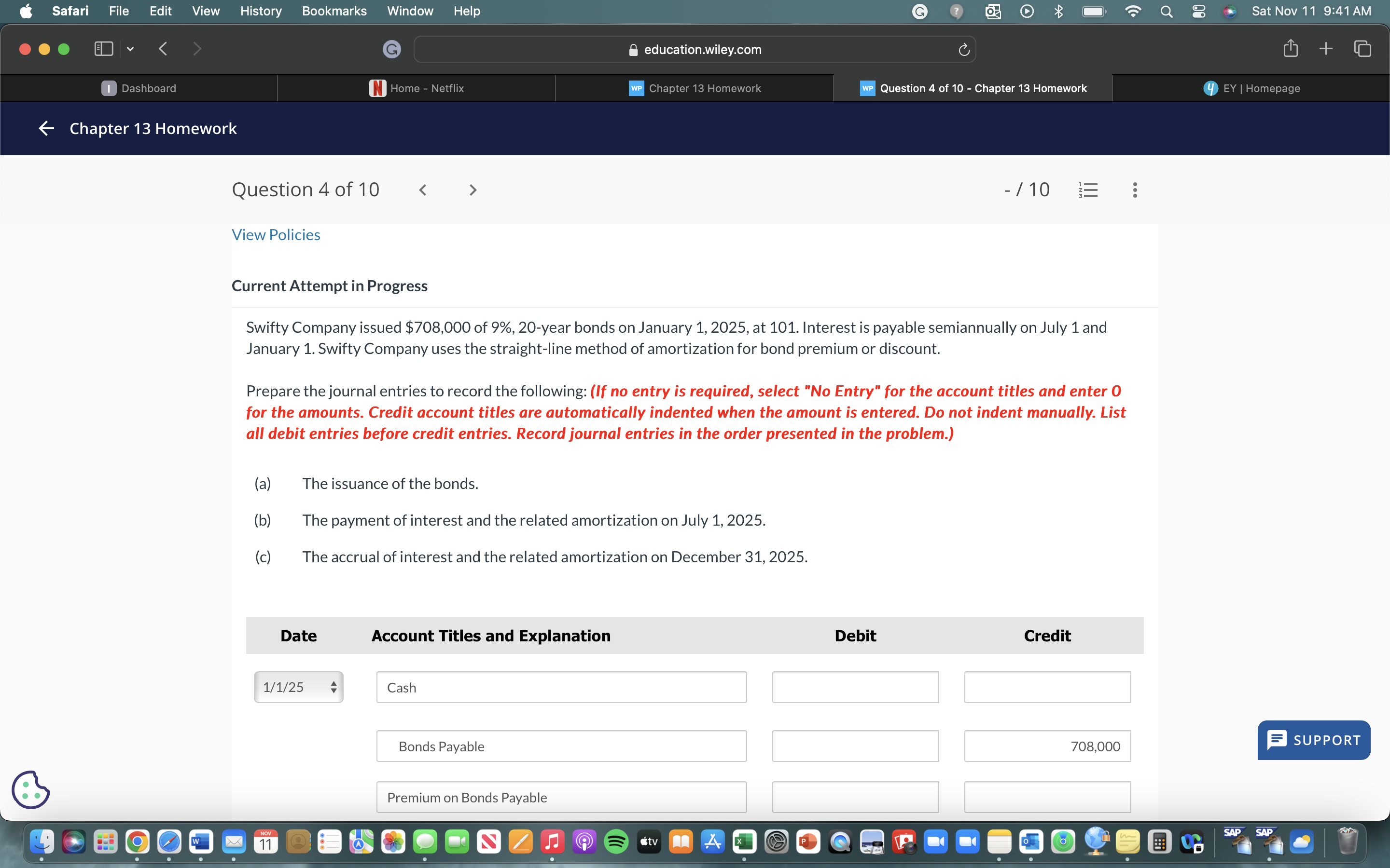 Solved Question 4 ﻿of 10View PoliciesCurrent Attempt in | Chegg.com