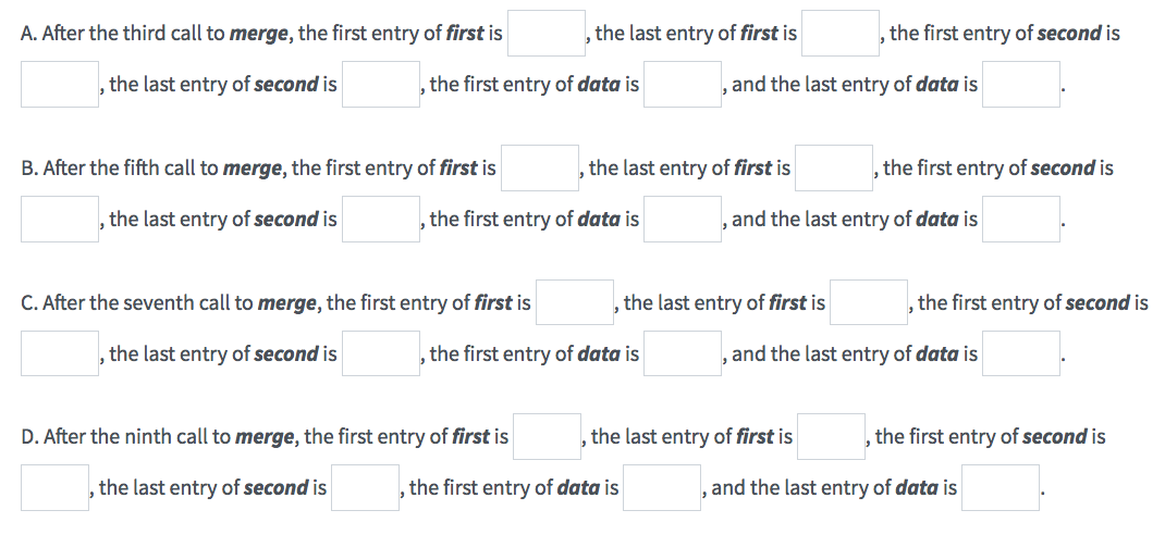 Solved Consider The Pseudocode Description Of An