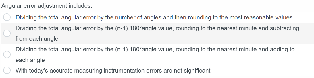 Solved The adjusted angles should equal (n-1) 180° 360° 540° | Chegg.com