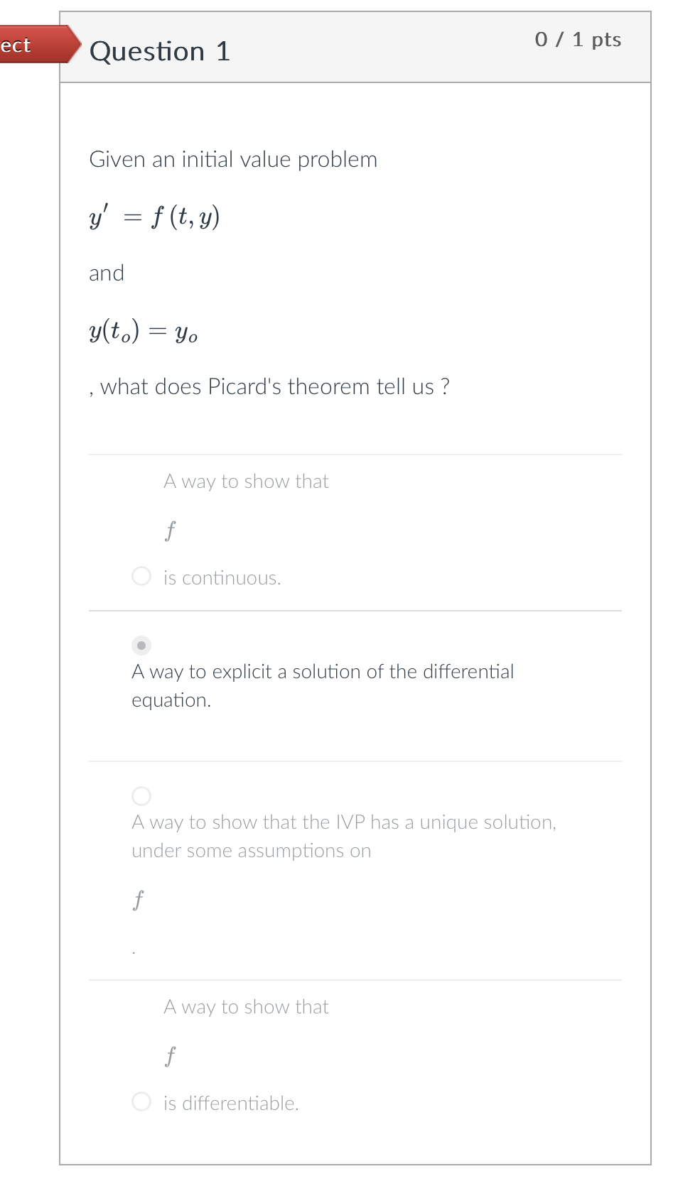 Solved Given an initial value problemy'=f(t,y)andy(to)=yo, | Chegg.com