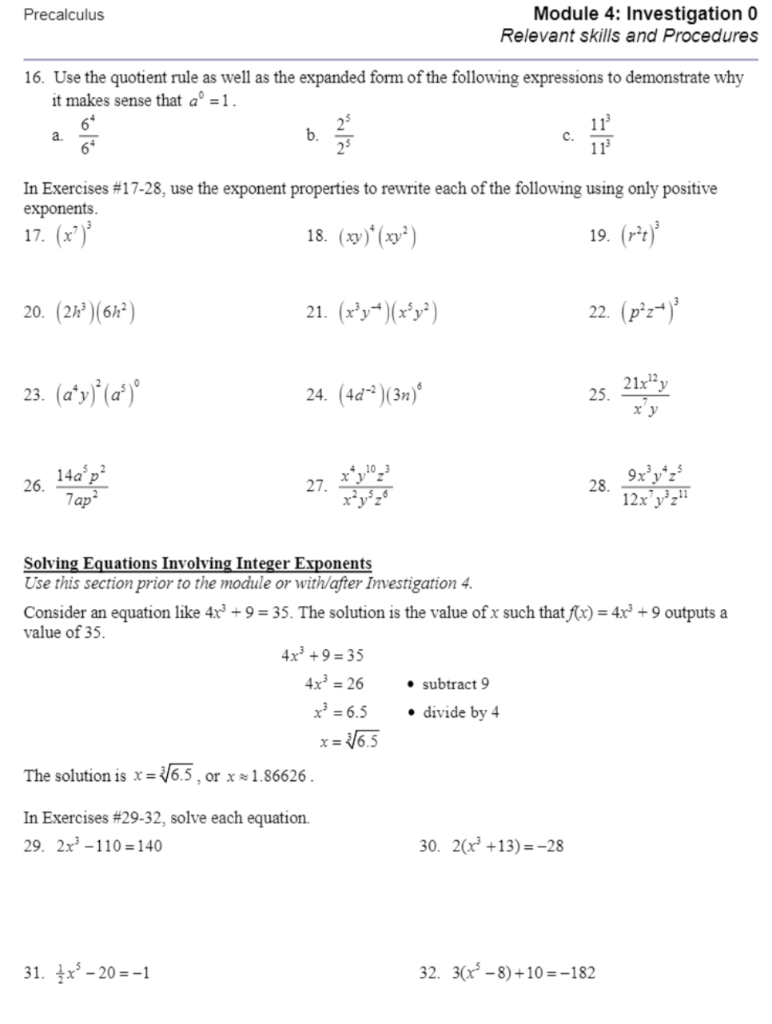 Module 4: Investigation 0 Relevant skills and | Chegg.com