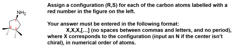 Solved Assign a configuration (R,S) for each of the carbon | Chegg.com