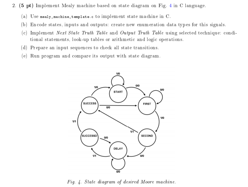 Solved USING THIS MEALY MACHINE TEMPLATE /** | Chegg.com