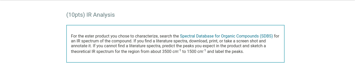 Report Table E.1: Synthesis of Esters Table view List | Chegg.com