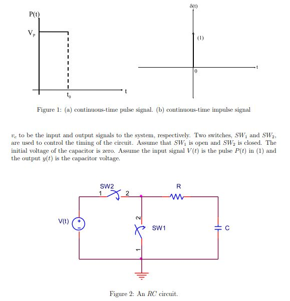 Solved 3 Pulse and Impulse Response of an RC circuit A | Chegg.com