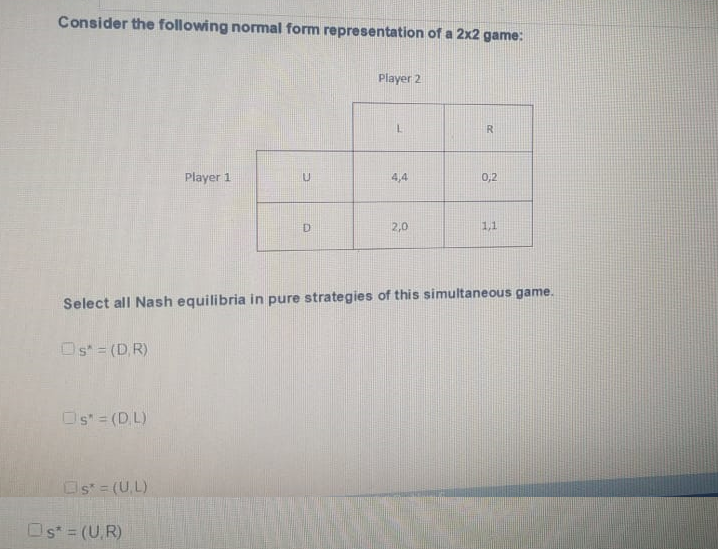 Solved Consider the following normal form representation of | Chegg.com