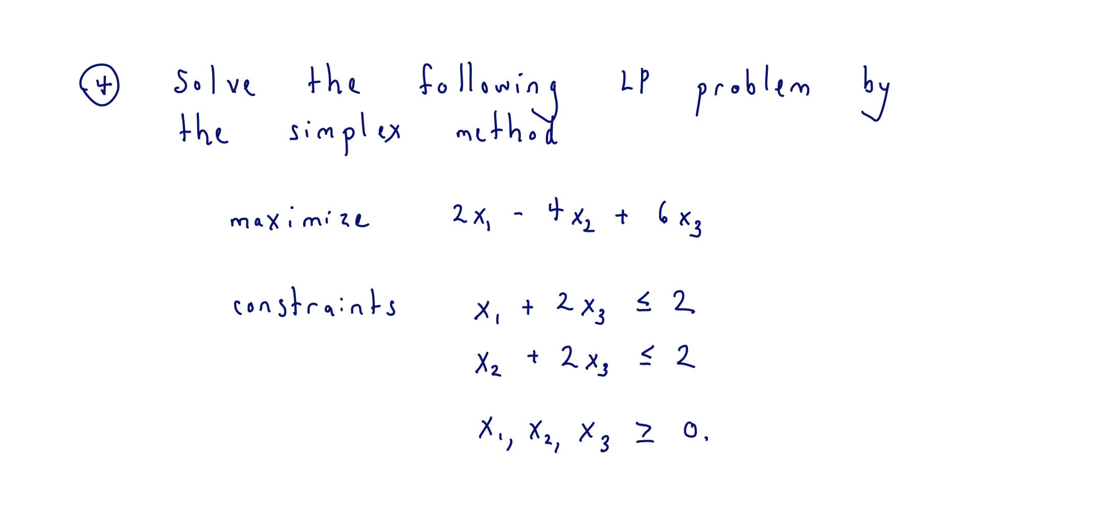 Solved f Solve the following the simplex method maximize | Chegg.com